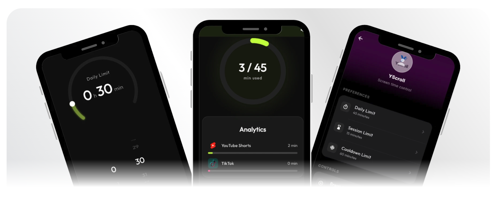 YScroll - Stop Endless Scrolling, Take Control of Your Time